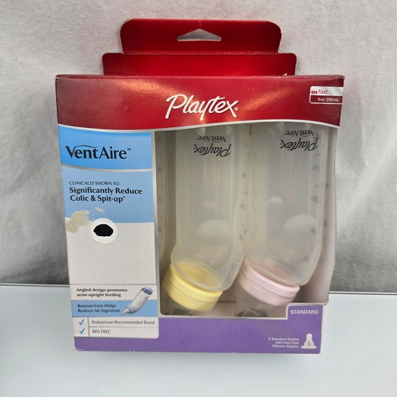 Playtex | Other | Playtex Ventaire Baby Bottles 9 Oz Standard Fast Flow ...